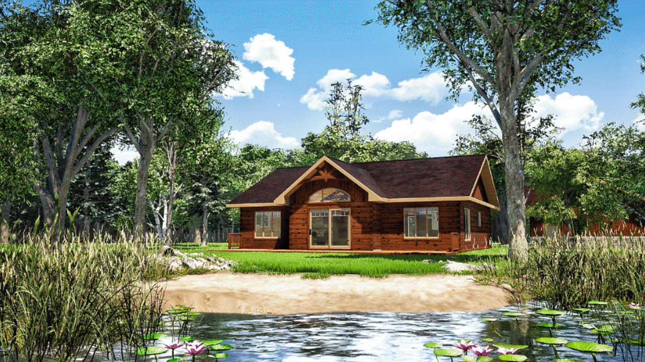 Caribou - 1867 Confederation Log and Timber Frame