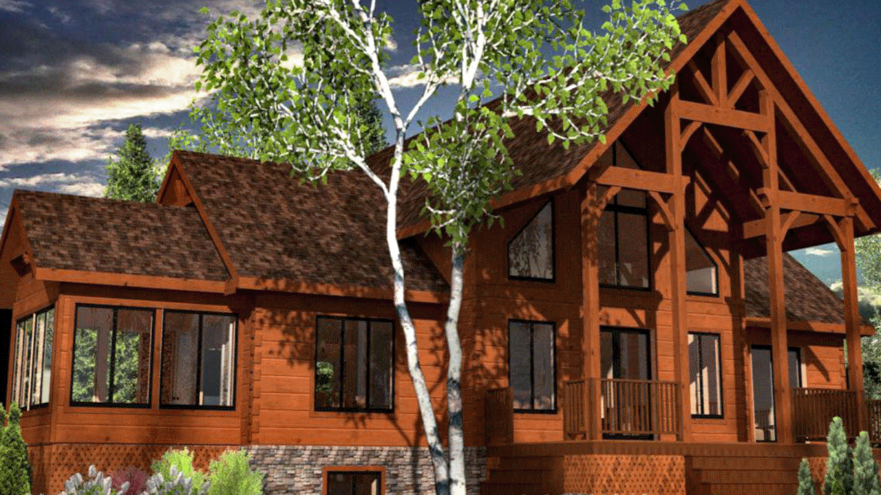 White Bark - 1867 Confederation Log and Timber Frame